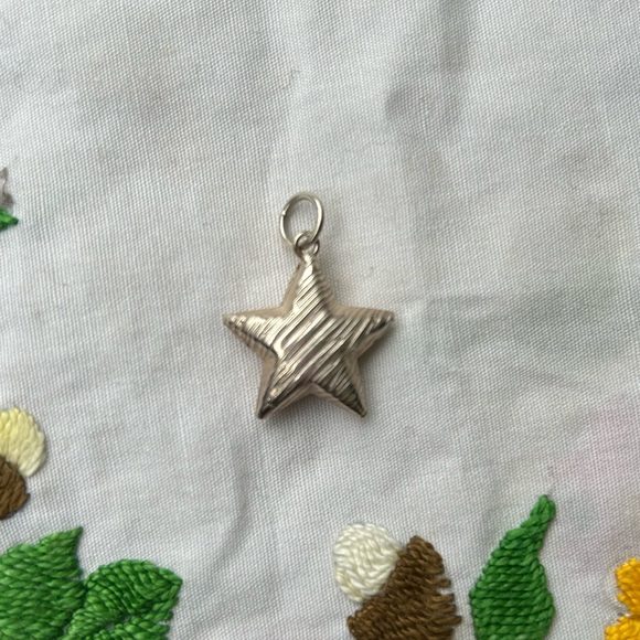 Jewelry | Handmade 925 Sterling Silver Puff Star Charm 2 For 2 | Poshmark